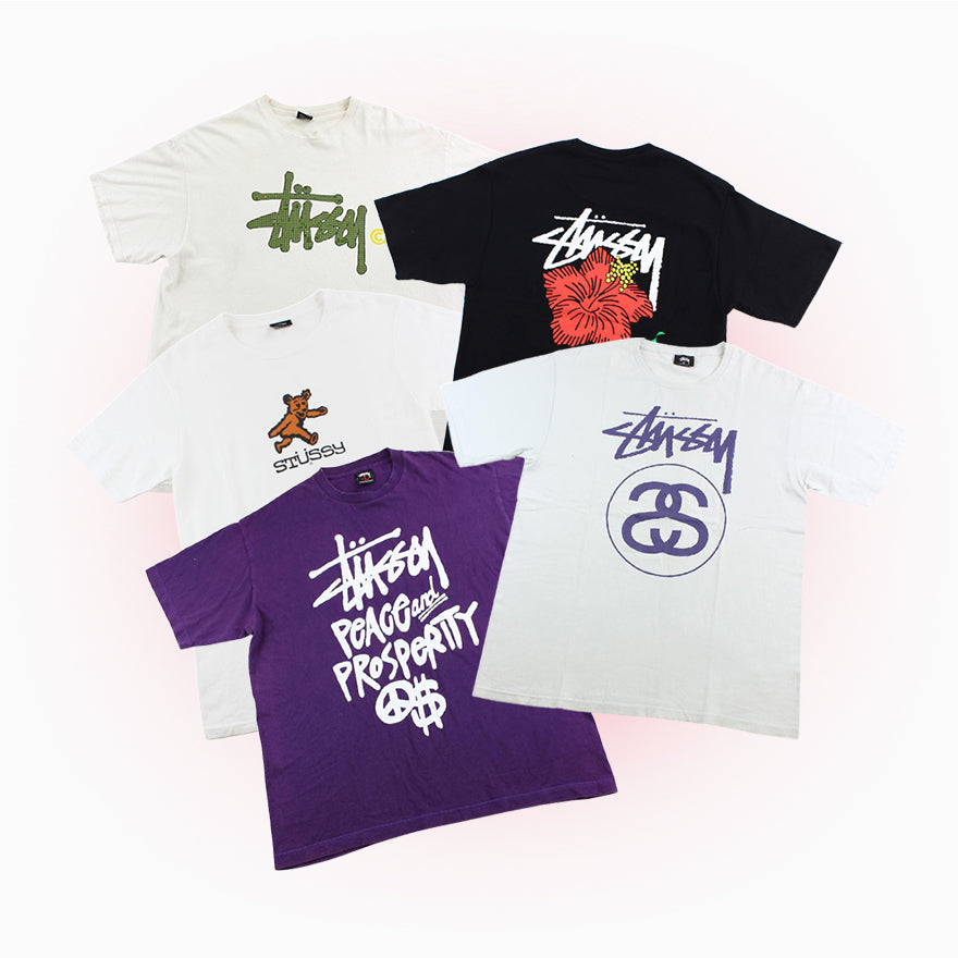 Stussy Tees Wholesale Bundle | Authentic Stussy Graphic Tees – SARUGENERAL