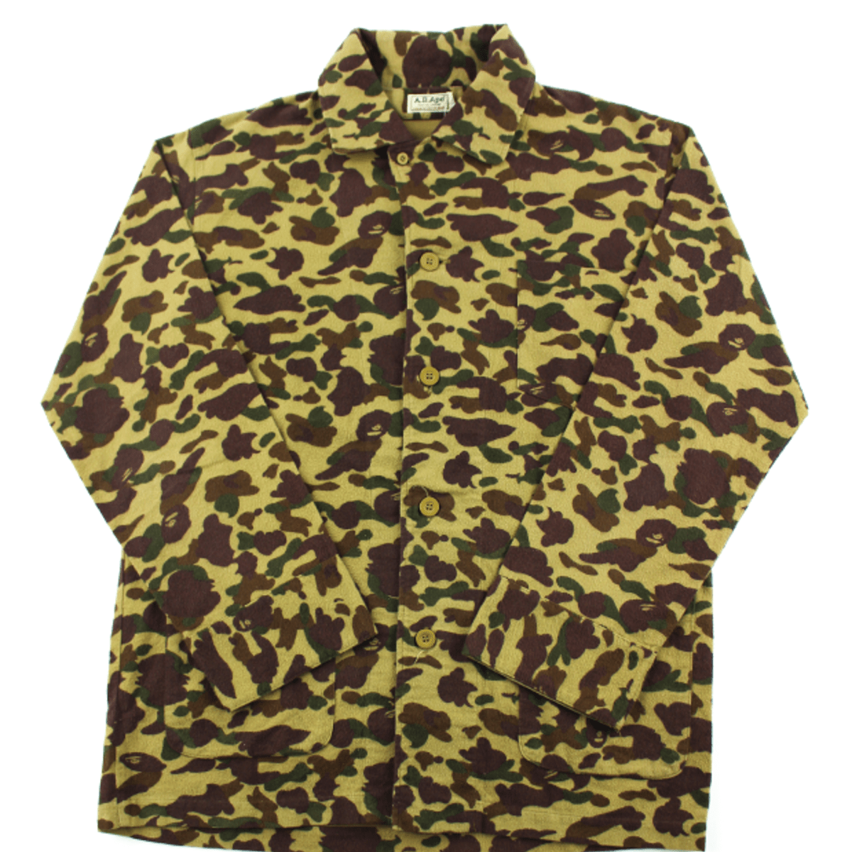 Bape 1st Green Camo Button Up Shirt – SARUGENERAL