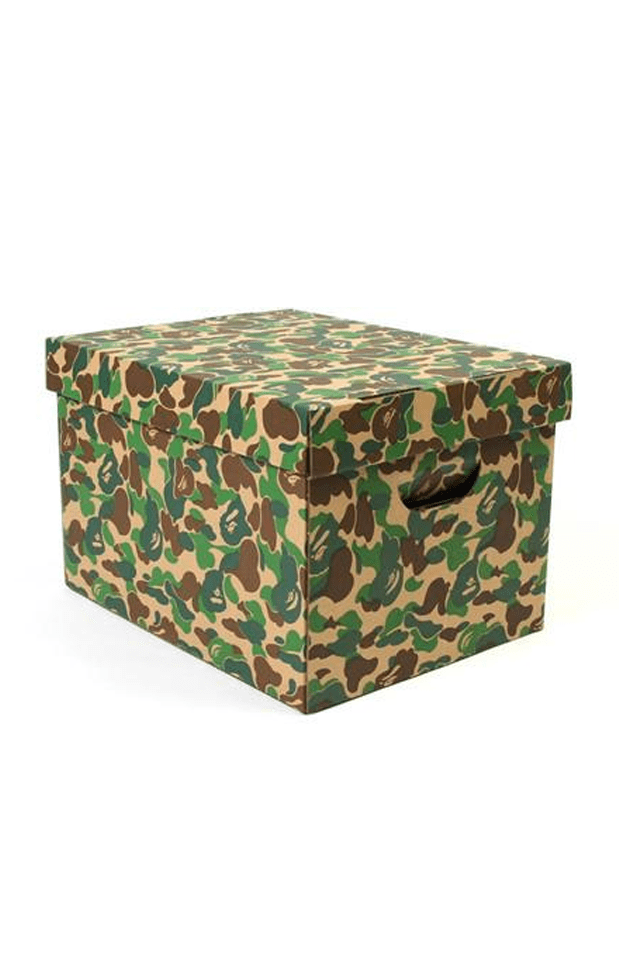 Bape abc Green Camo Cardboard Box – SARUGENERAL