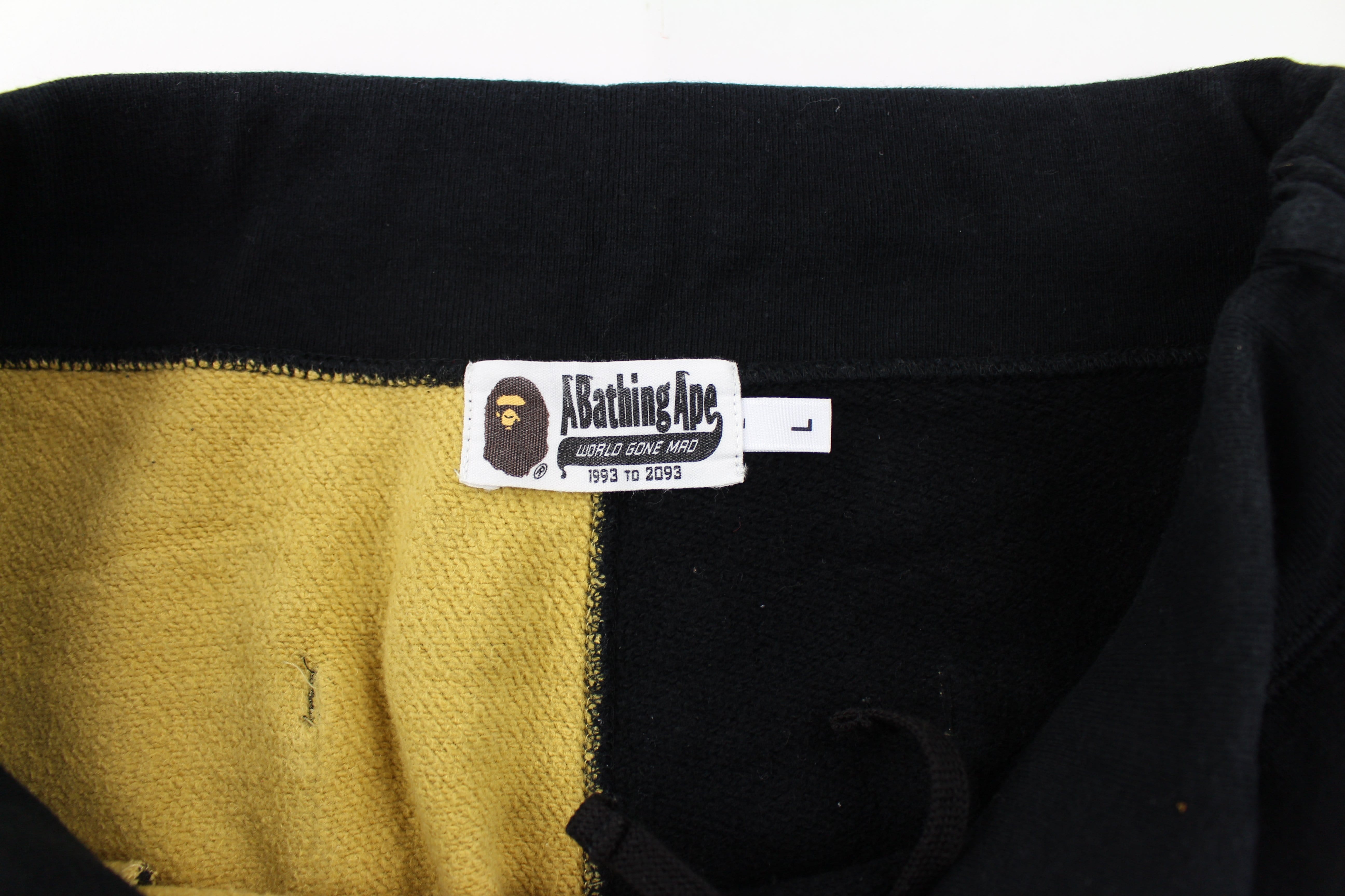 Bape 1st Yellow Camo Half Black Shark Shorts – SARUGENERAL