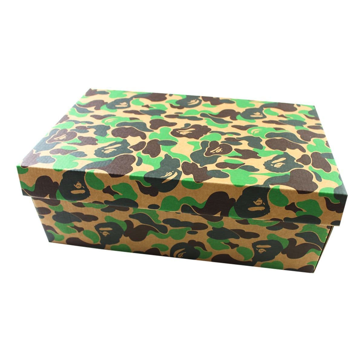 Bape ABC Green Camo Cardboard Box – SARUGENERAL