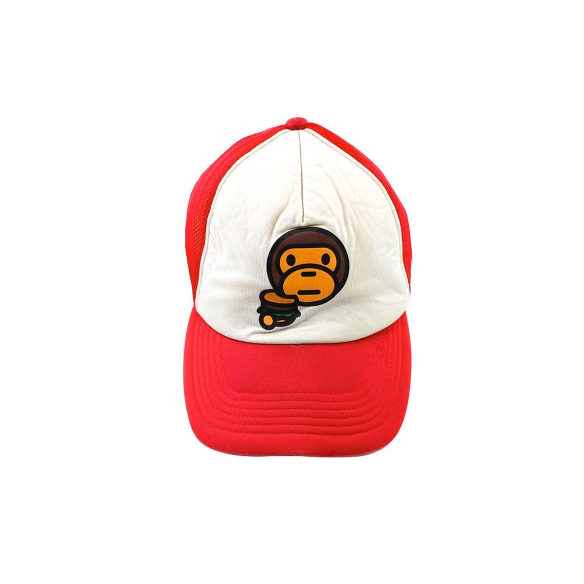 Bape Baby Milo Burger Trucker Red – SARUGENERAL