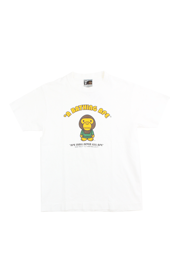 Bape Baby Milo Generals Tee White – SARUGENERAL