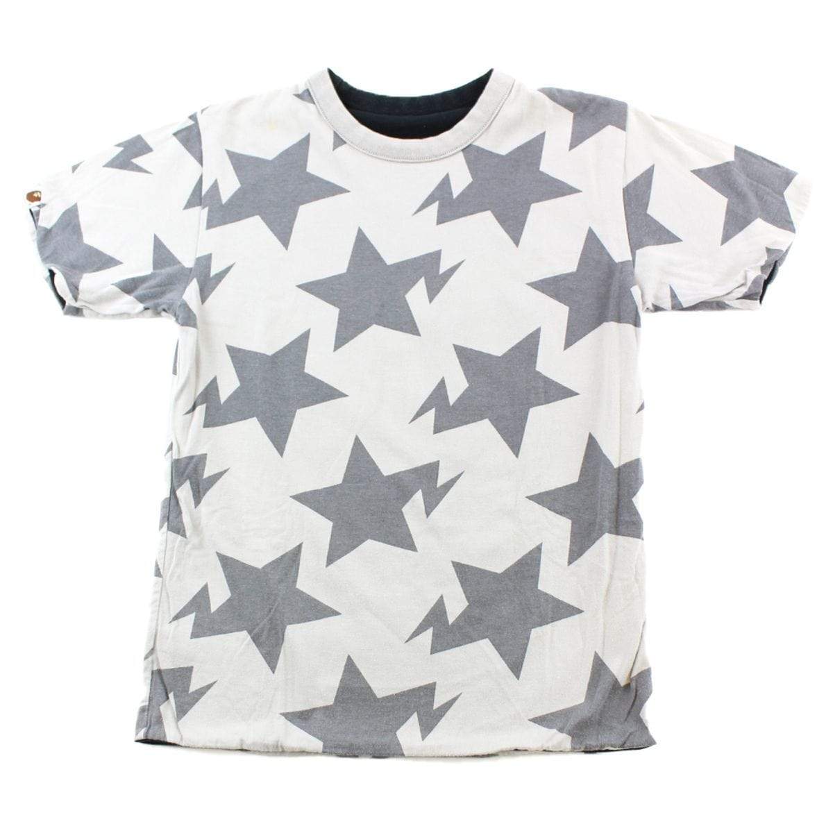 Bape Bapesta All Over Print Reversible Tee Grey – SARUGENERAL