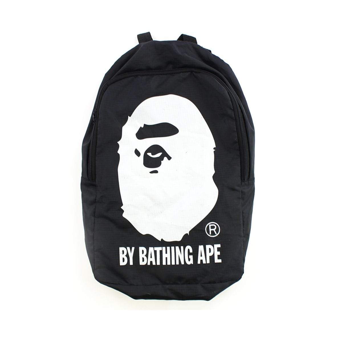 Bape Big Ape Logo Emook Backpack Black – SARUGENERAL