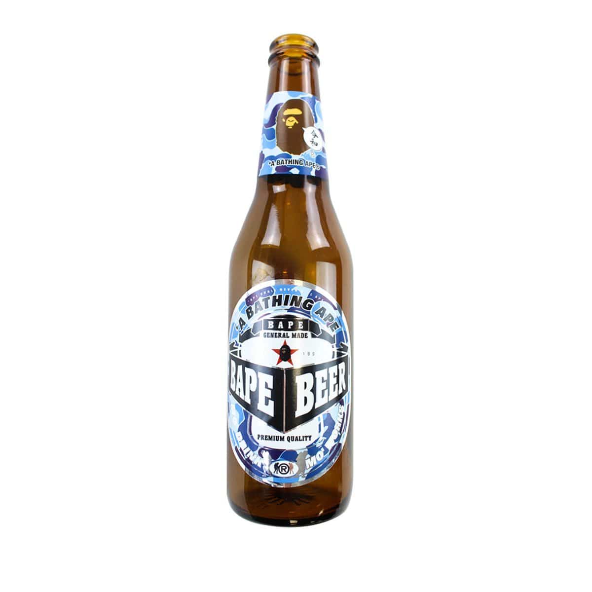 Bape Blue Camo Beer Bottle – SARUGENERAL