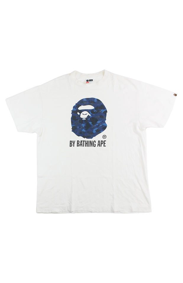 Bape Blue Camo Big Ape Tee White – SARUGENERAL