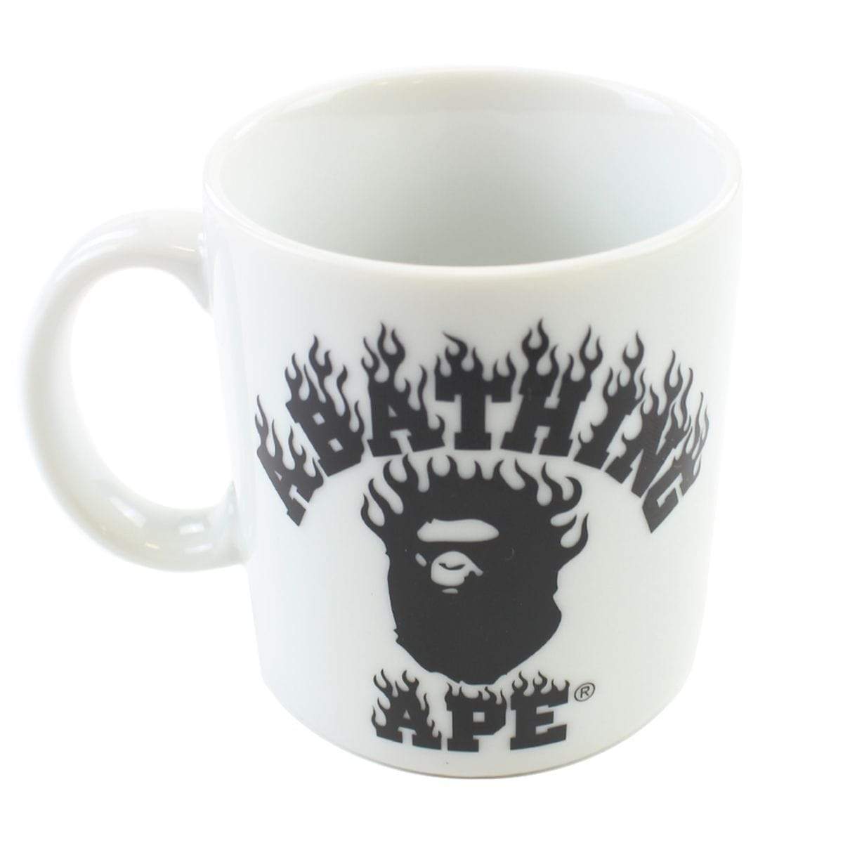 Bape Flame College Logo Mug White – SARUGENERAL