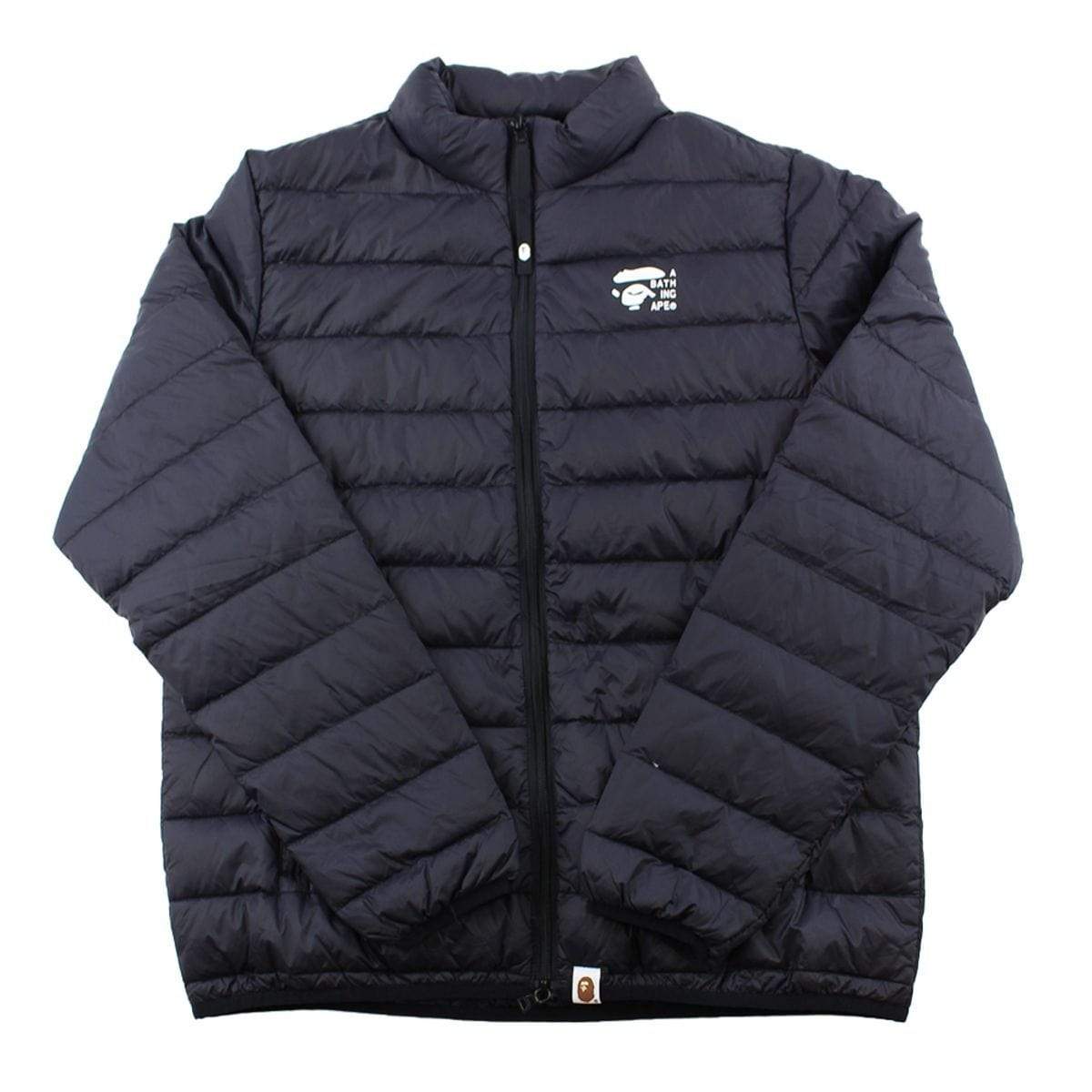 Bape Logo Puffer Jacket Black – SARUGENERAL