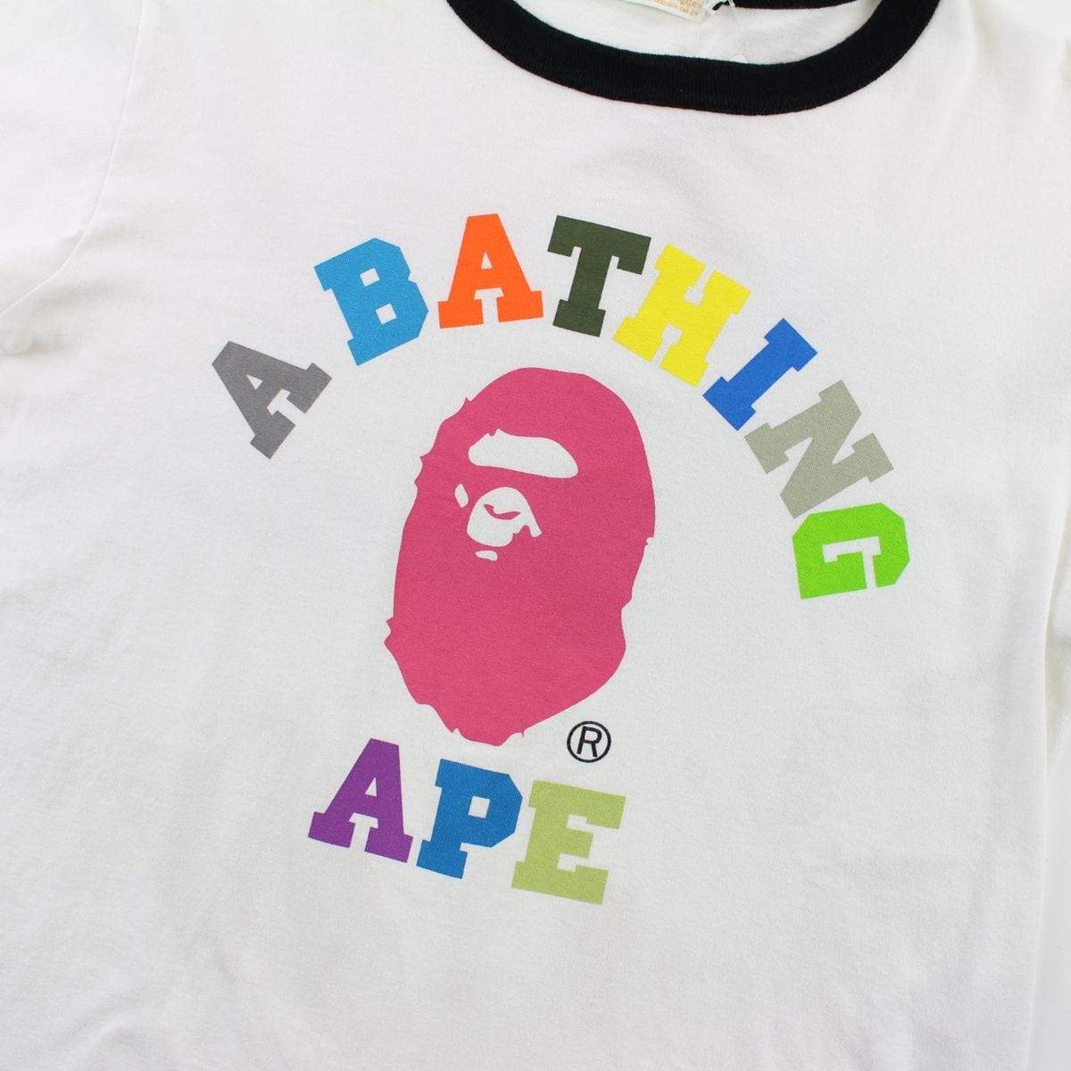 Bape Multi Colour Letters College Logo LS – SARUGENERAL