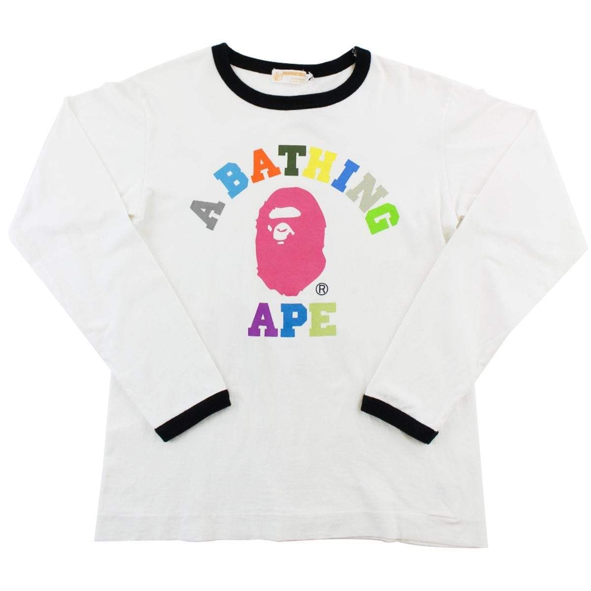 Bape Multi Colour Letters College Logo LS – SARUGENERAL