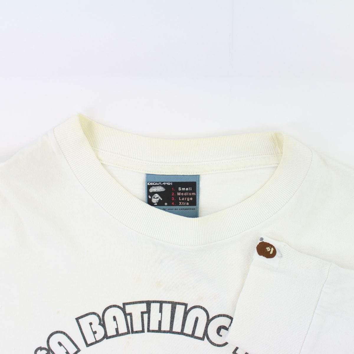 Bape White Generals Baby Milo LS White – SARUGENERAL