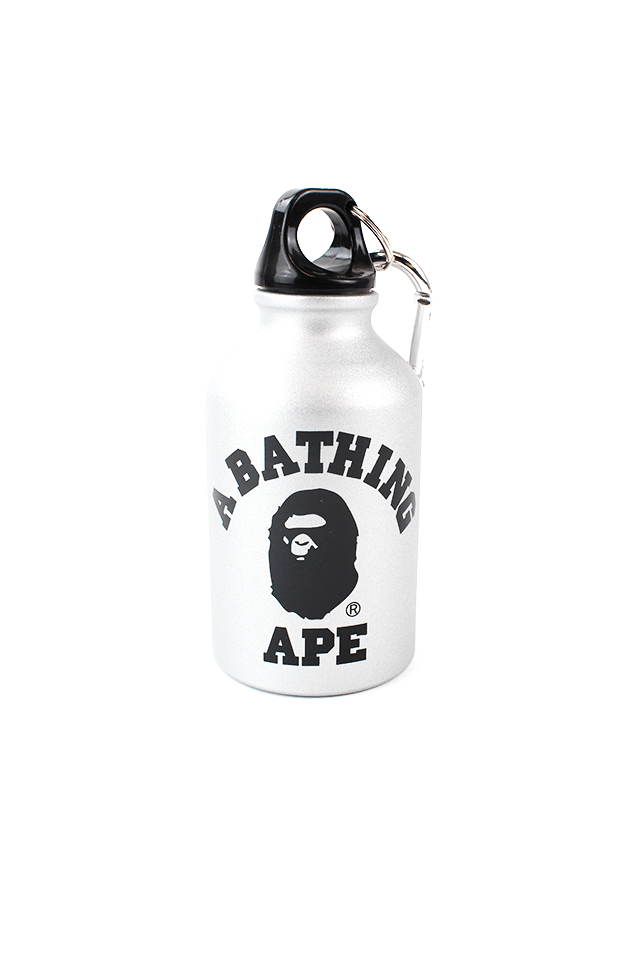Bape college logo waterbottle silver – SARUGENERAL