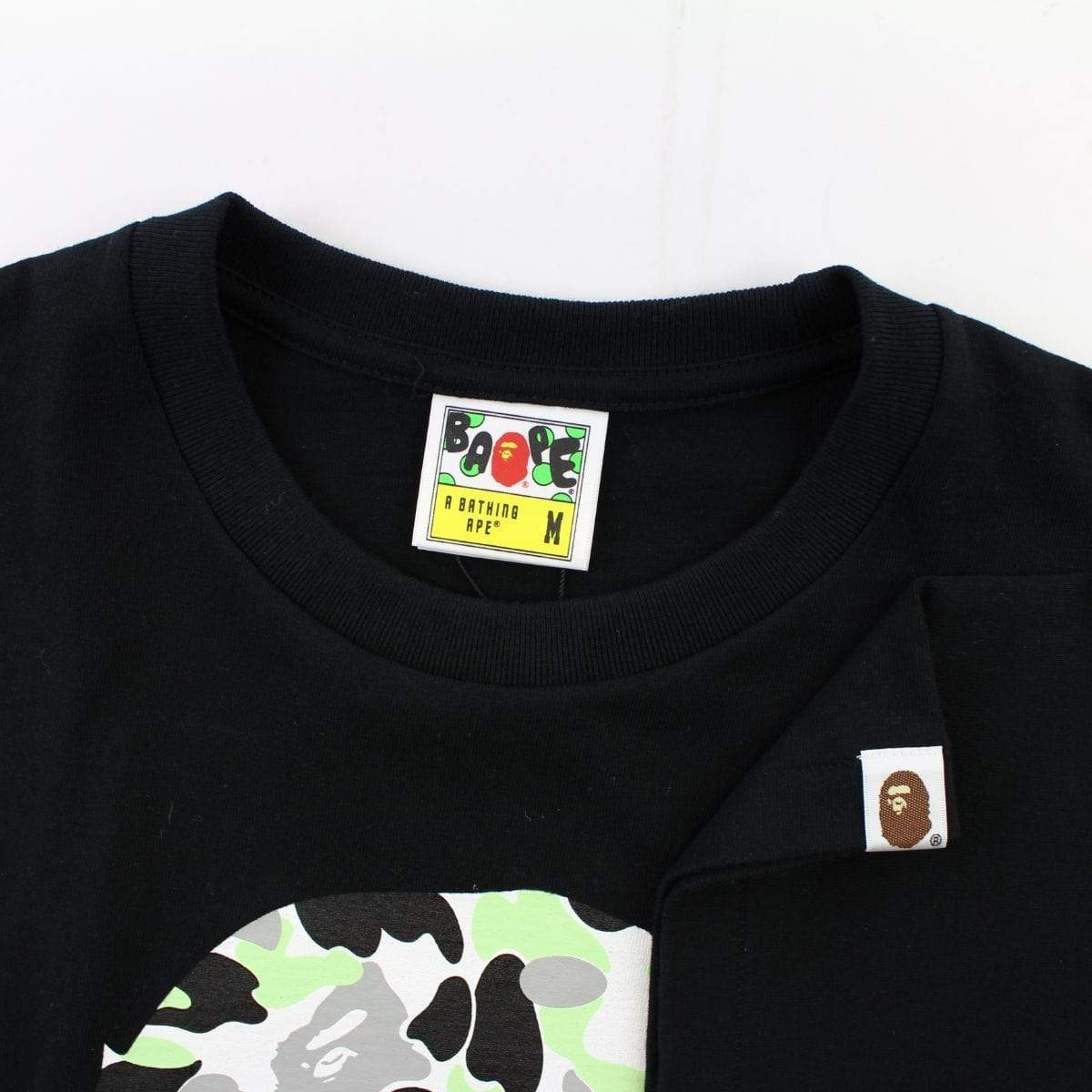 Bape x Alien Big Ape Logo Tee Black – SARUGENERAL