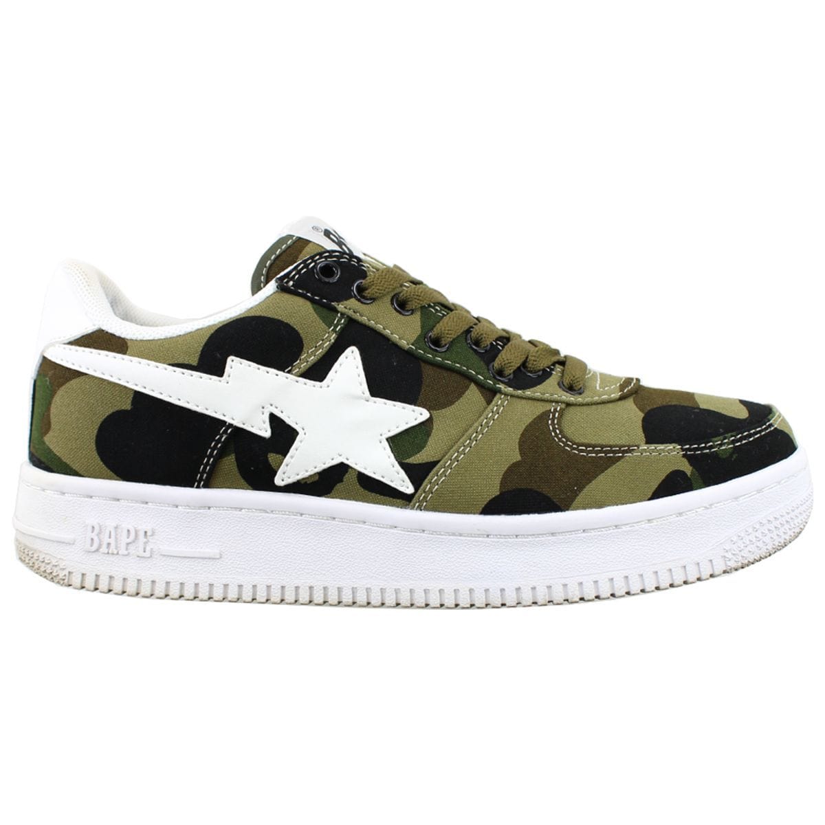 Bapesta 1st Green Camo White Sta – SARUGENERAL