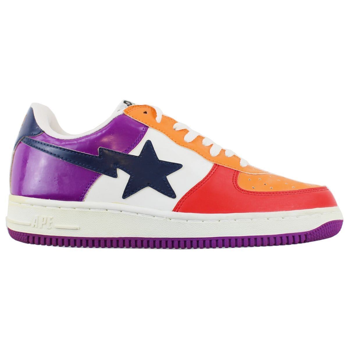 Bapesta Orange purple – SARUGENERAL