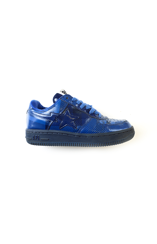 Bapesta Dark Blue Plaid – SARUGENERAL