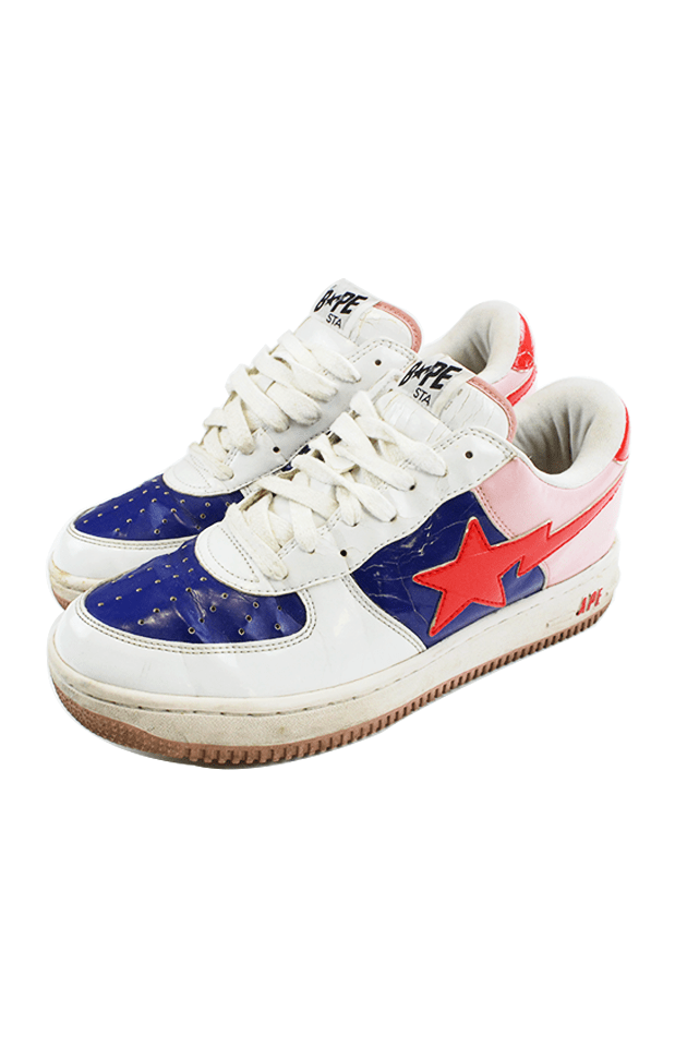 Bapesta Red Pink Blue White – SARUGENERAL