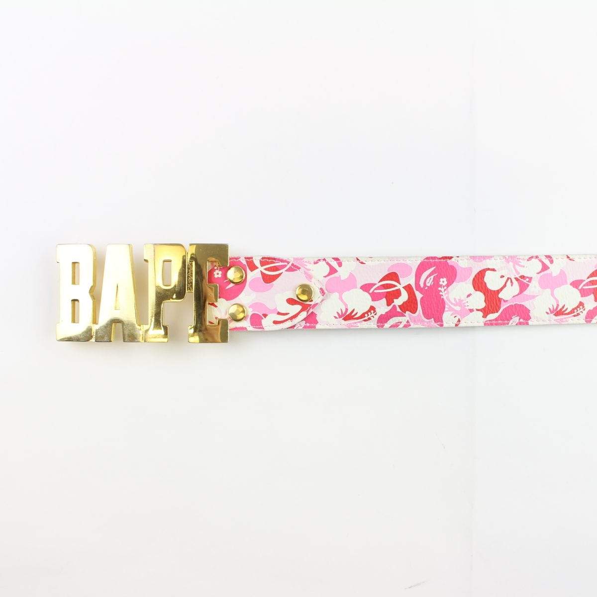 bape pink flower camo belt | SARUGENERAL