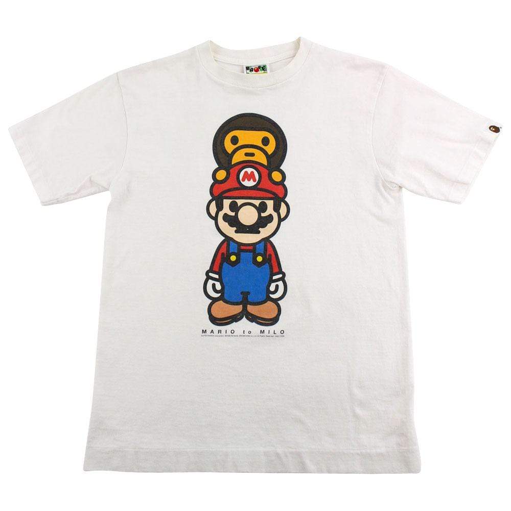 Bape x Super Mario Baby Milo Tee White – SARUGENERAL
