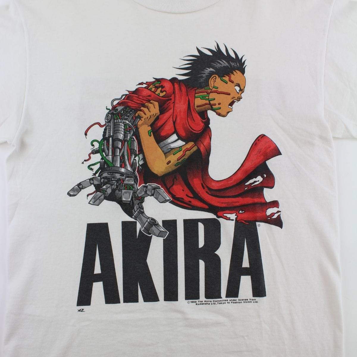 Akira tetsuo Bionic Arm Tee White 1988 fashion victim | SARUGENERAL