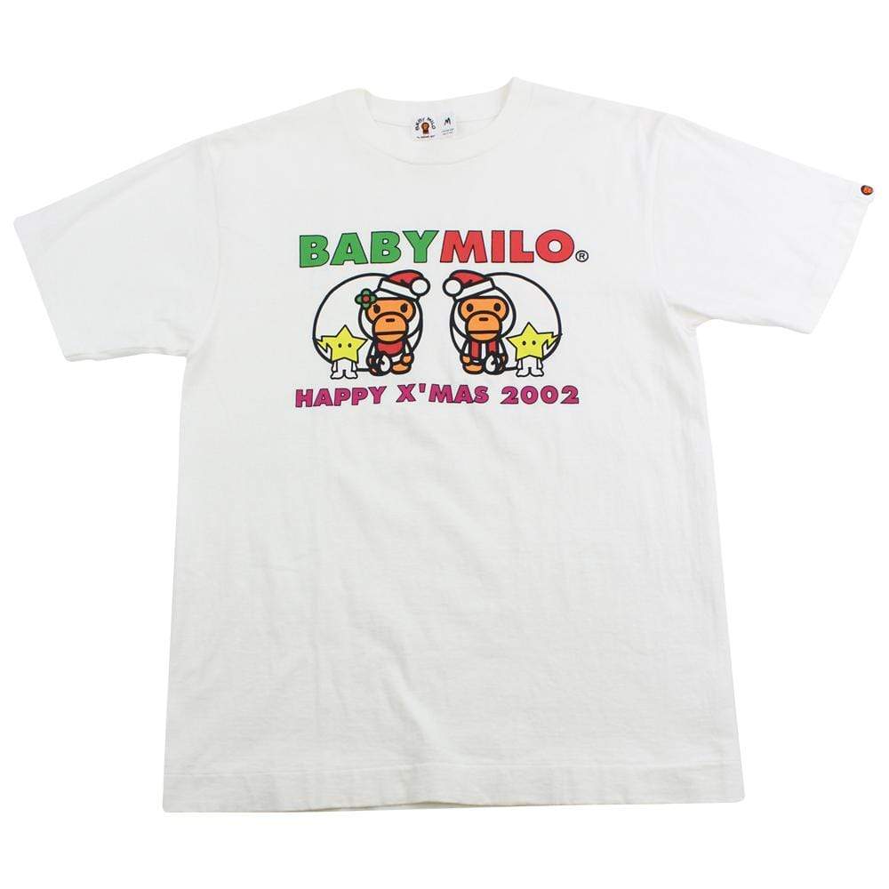 Bape Baby Milo Santa 2002 Tee White – SARUGENERAL