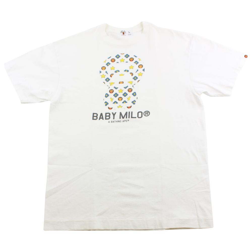 Bape Milo Star Monogram Milo Tee White – SARUGENERAL