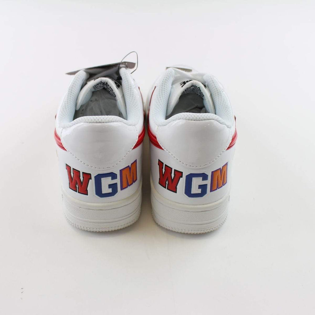 Bapesta Red Shark Face White | SARUGENERAL