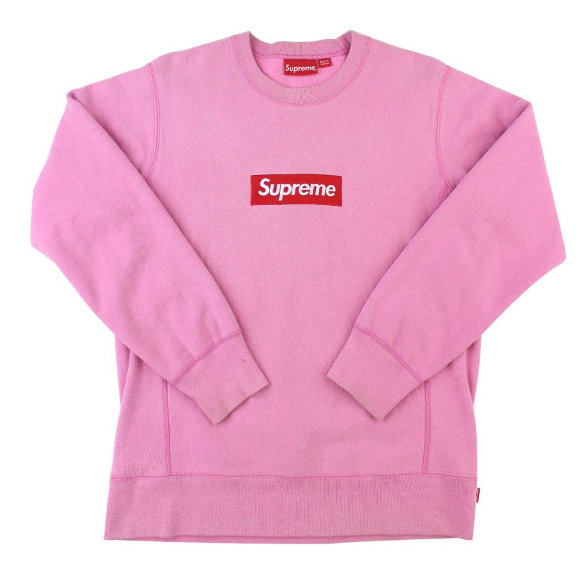 Supreme Box Logo Crewneck Pink – SARUGENERAL