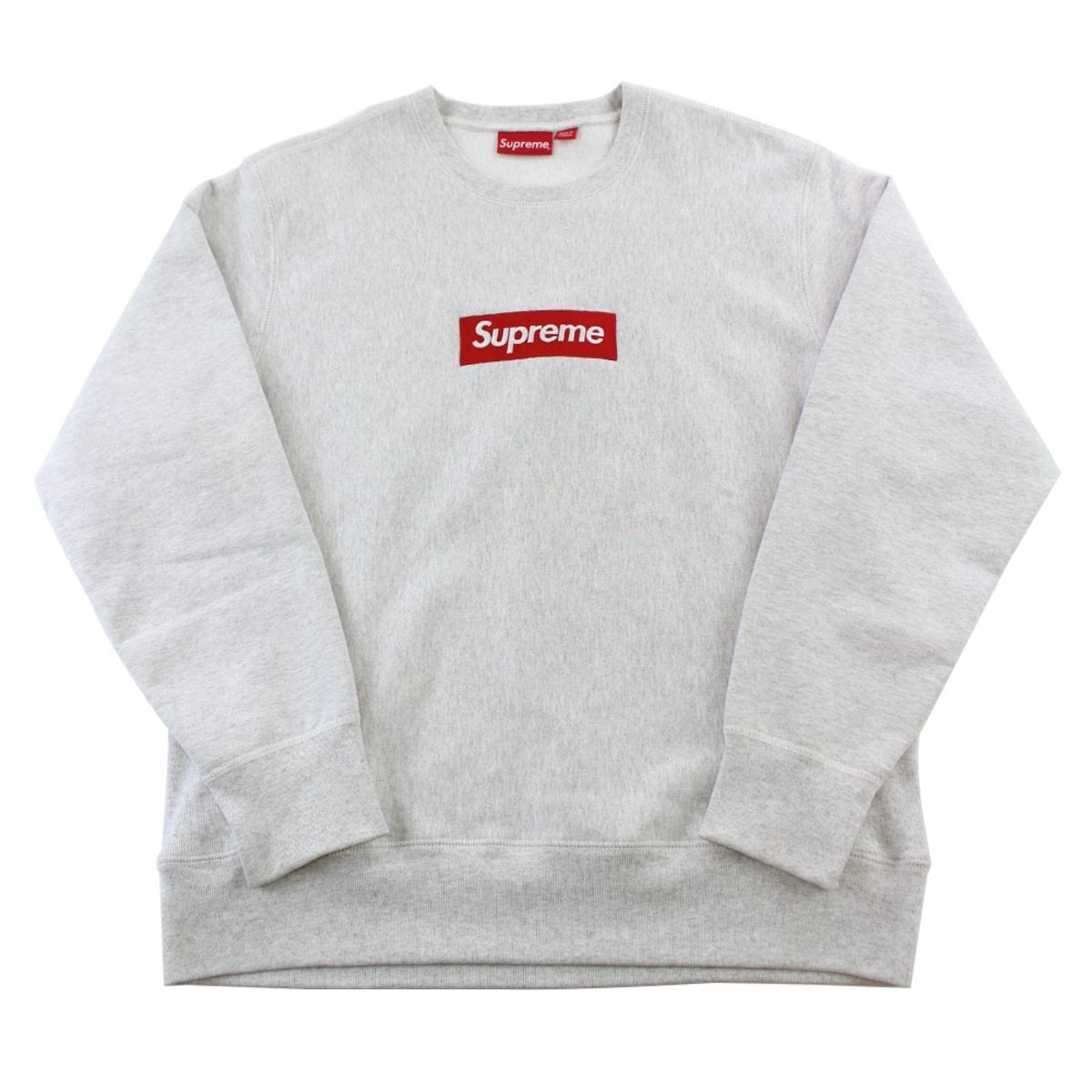 Supreme Red On Grey Box Crewneck – SARUGENERAL