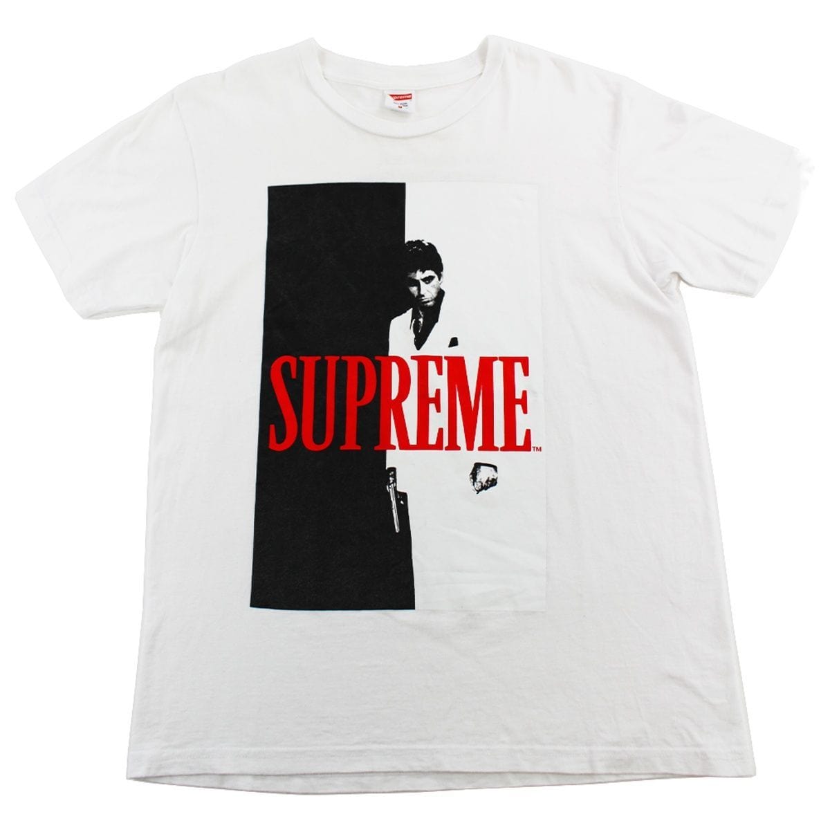Supreme Scarface Split Tee White – SARUGENERAL