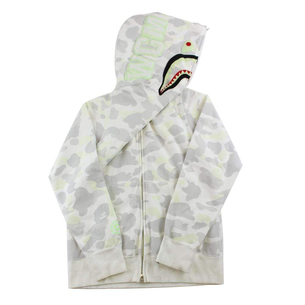 Bape White Camo Shark Hoodie – SARUGENERAL