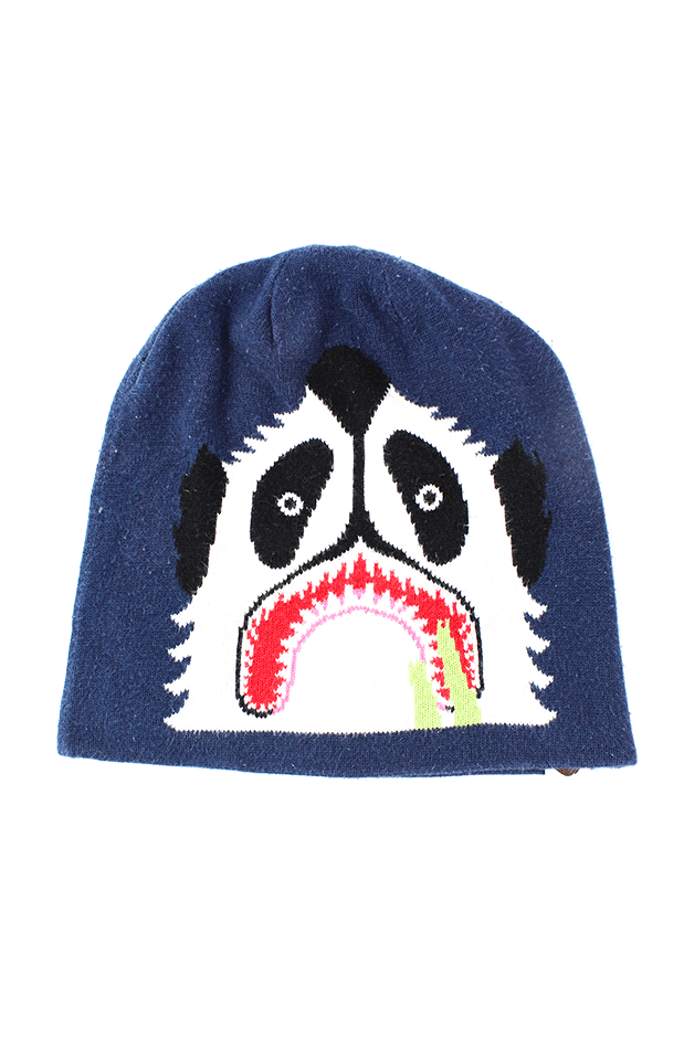 bape panda face beanie navy – SARUGENERAL